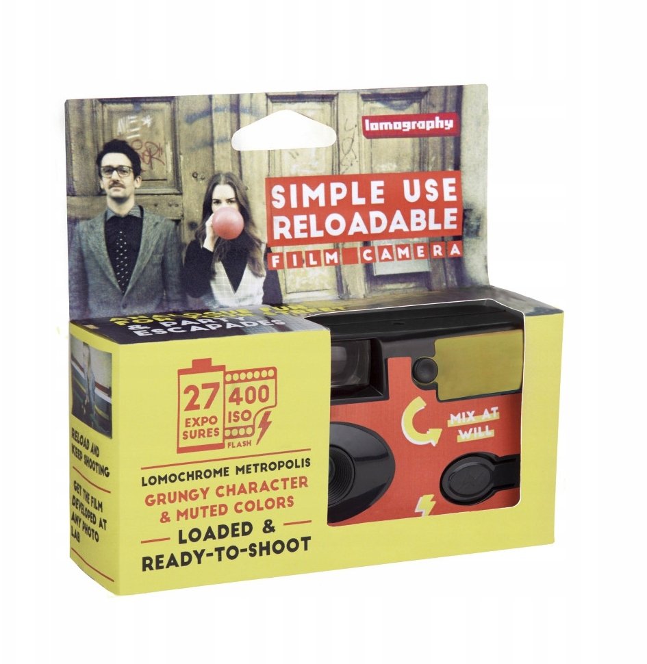 Lomography Lomography Simple Use Reloadable Film Camera 400/27 ...