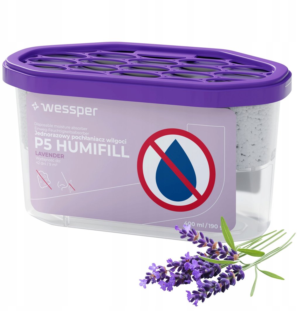 Wessper Wessper P5 HUMIFILL Jednorazowy pochłaniacz wilgoci 400ml ...