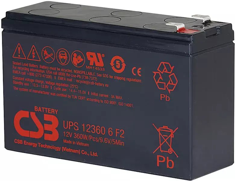 CSB Akumulator CSB UPS123606F2F1 12V 360W 5min - Morele.net