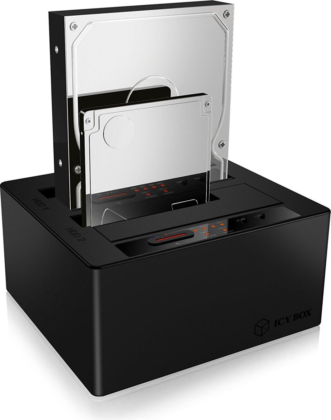 RaidSonic IcyBox Stacja dokująca na Dyski 2x 2,5''/3,5'' HDD, USB 3.1 ... RaidSonic IcyBox Stacja dokująca na Dyski 2x 2,5''/3,5'' HDD, USB 3.1 ...