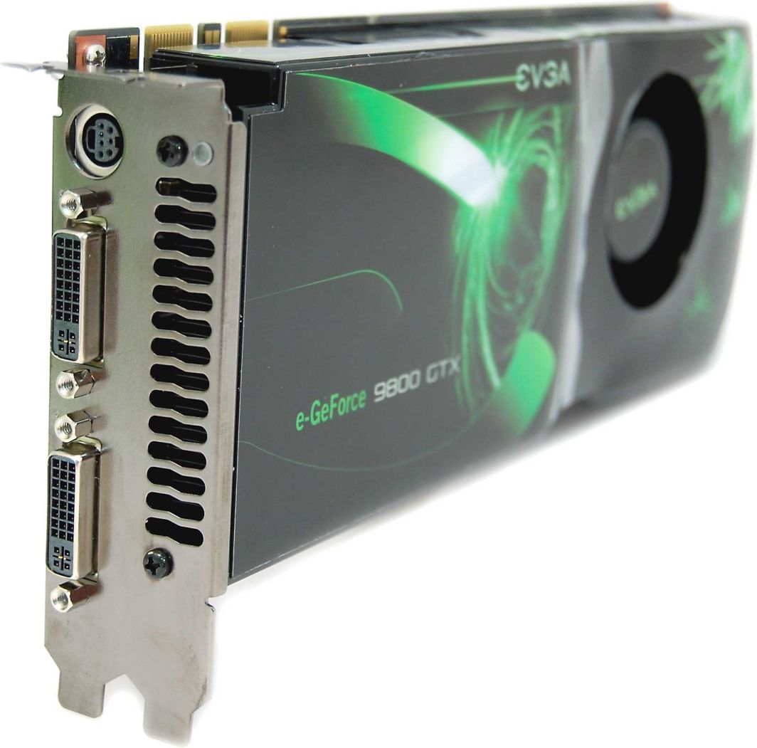 EVGA GeForce 9800 GTX 9800GTX 512MB 256bit DDR3 TV DVI 512-P3-E871-AR ...