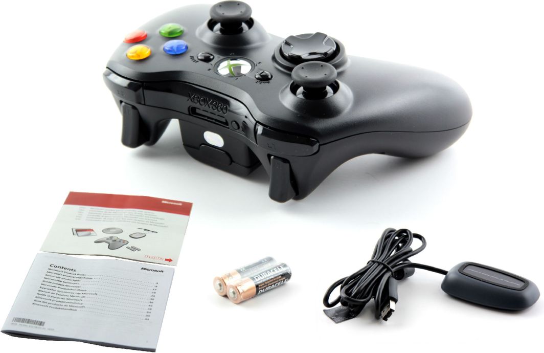 Microsoft Xbox 360 Wireless Controller Black (JR9-00010) - odbiornik do ... Microsoft Xbox 360 Wireless Controller Black (JR9-00010) - odbiornik do ...