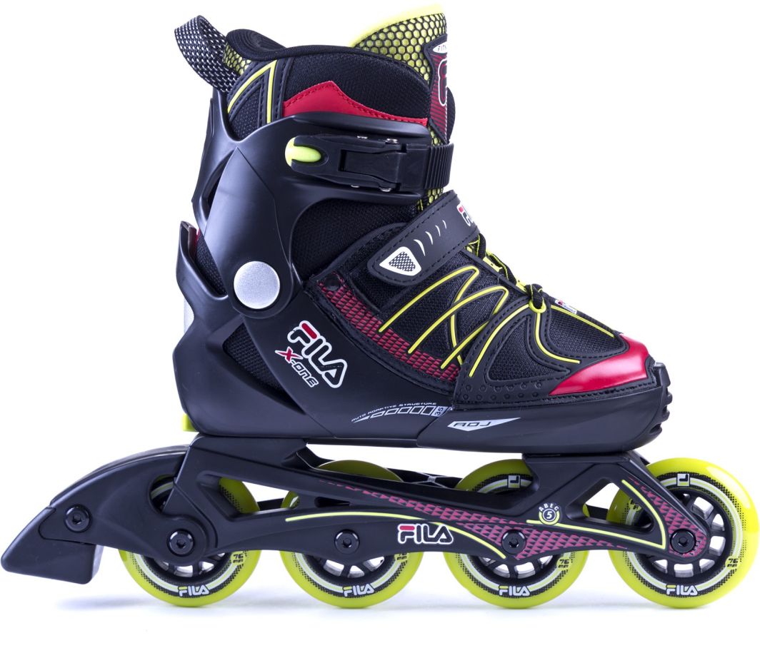 Fila Rolki juniorskie chłopięce regulowane X-ONE czarno-zielone r. 29 ...