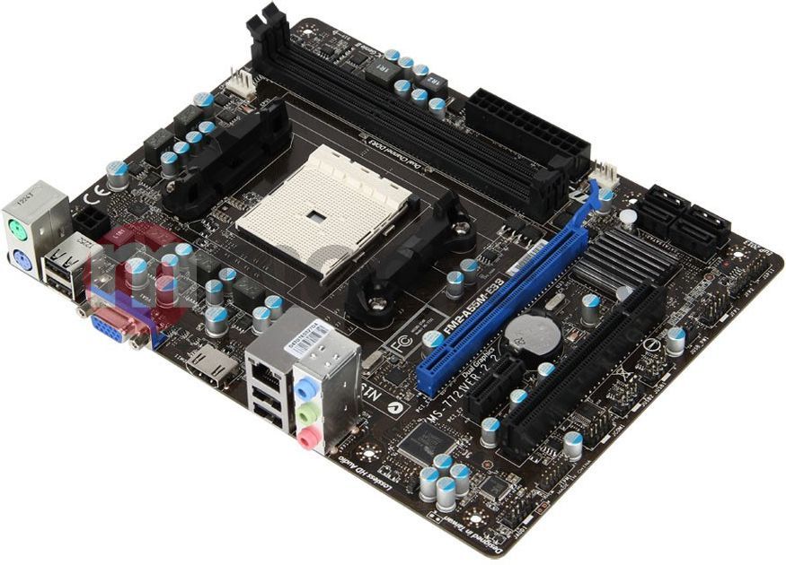 MSI FM2-A55M-E33 AMD A55 Socket FM2 (PCX/VGA/DZW/GLAN/SATA/RAID/DDR3) mATX - (FM2-A55M-E33 ...