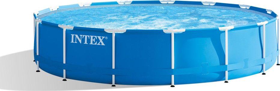 Intex Basen ogrodowy stelażowy 457x84 cm z pompą (28240NP) - Morele.net