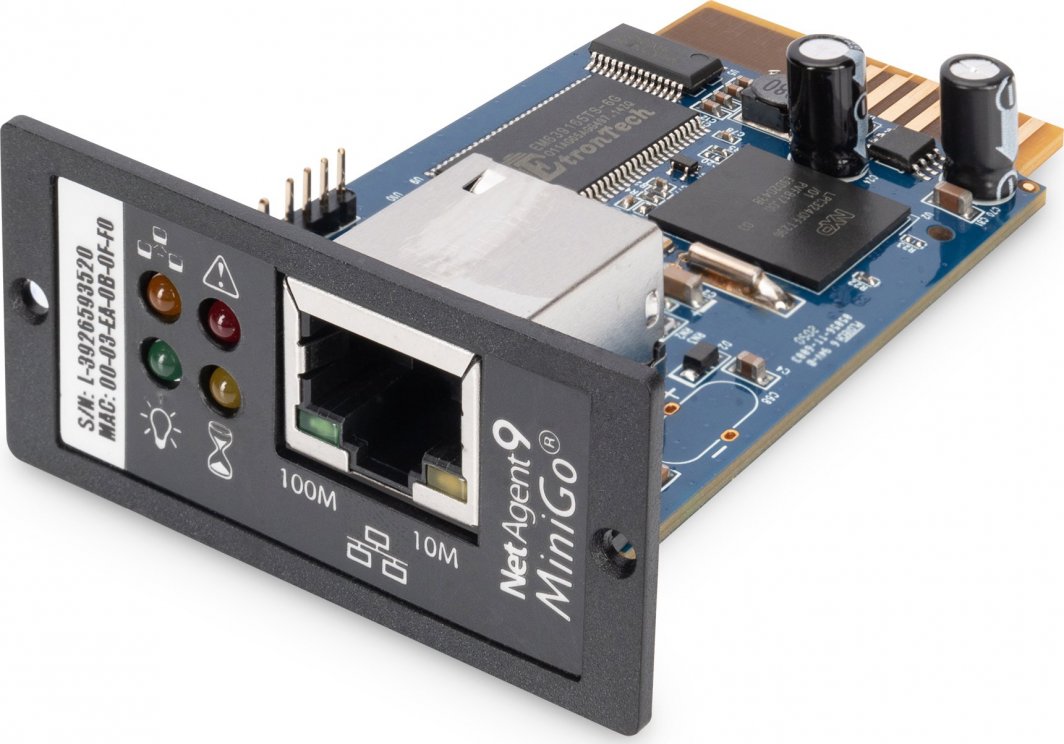 Digitus DIGITUS Professional Karta SNMP & WEB do instalacji w UPS OnLine - Morele.net