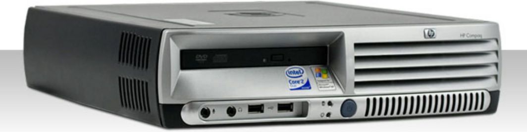 HP DC7700 Ultra Slim Desktop c2d 1,8/3GB/80GB/combo + Windows 7 ...