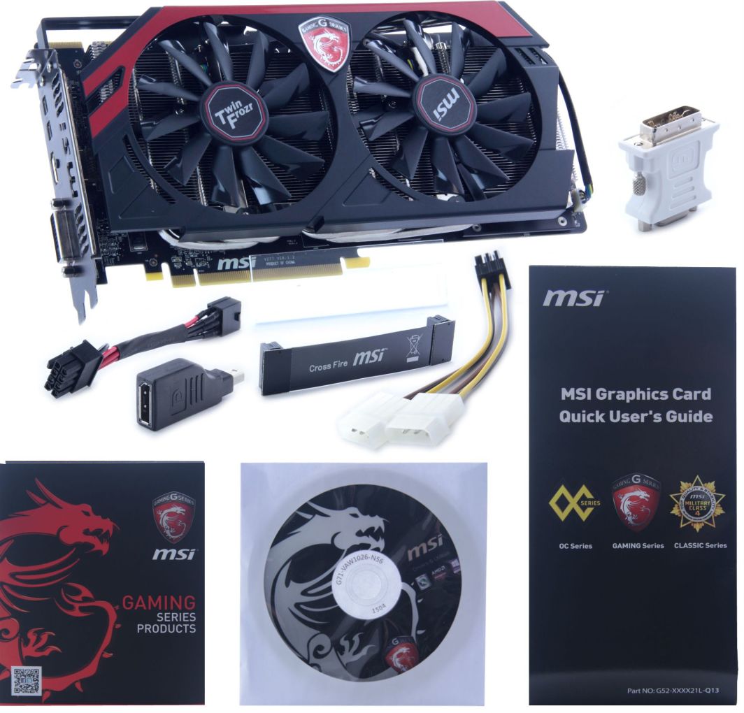 MSI Radeon R9 280X GAMING 3GB DDR5 PCI-E 384BIT DVI/HDMI/2mDP BOX (R9 ...