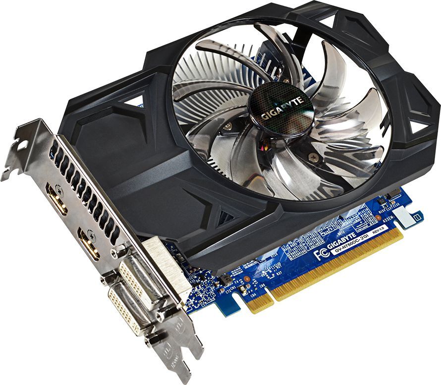Gigabyte GTX 750 2GB GDDR5, 128-bit, OC, 2xHDMI, 2xDVI (GV-N750OC-2GI ...