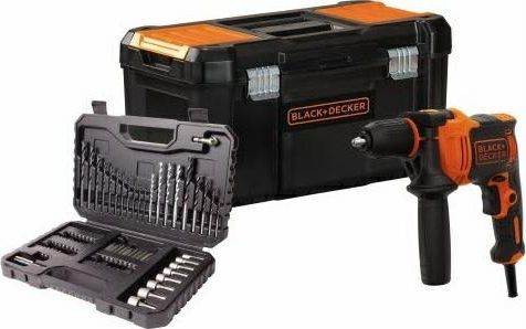 Black&Decker udarowa 710W+80ACC + skrzynka (BEH710KA80-QS) - Wiertarka ...