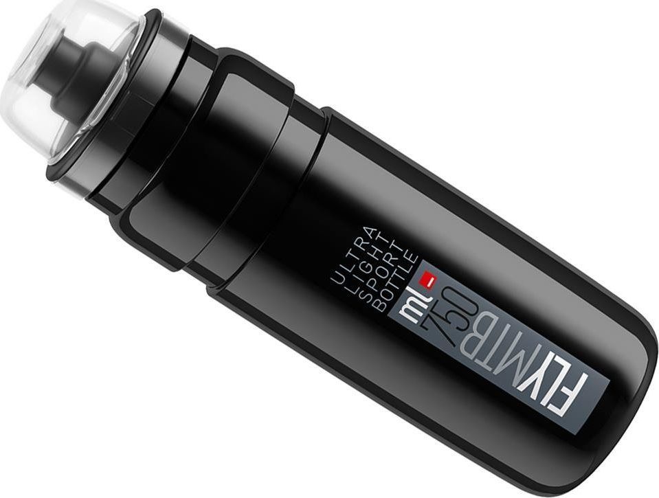 Elite Bidon FLY MTB czarny, szara grafika, 750ml - Sklep-presto.pl
