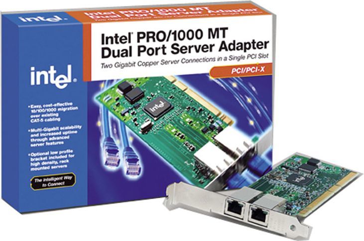 Intel Pro 1000 MT Dual Port Server Adapter - Karta sieciowa - Morele.net Intel Pro 1000 MT Dual Port Server Adapter - Karta sieciowa - Morele.net