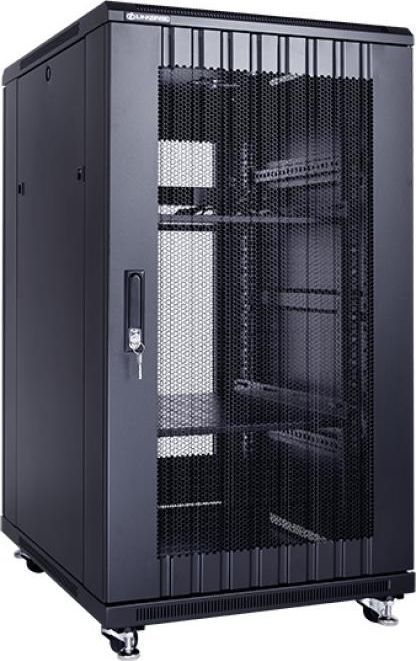 Linkbasic Szafa stojąca Linkbasic rack 19'' 22U 600x800mm czarna (drzwi ...