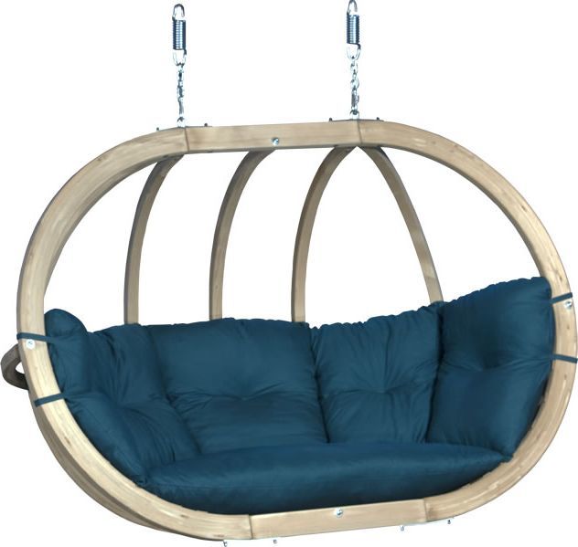 Koala Fotel hamakowy drewniany, Zielony Swing Chair Double - Morele.net