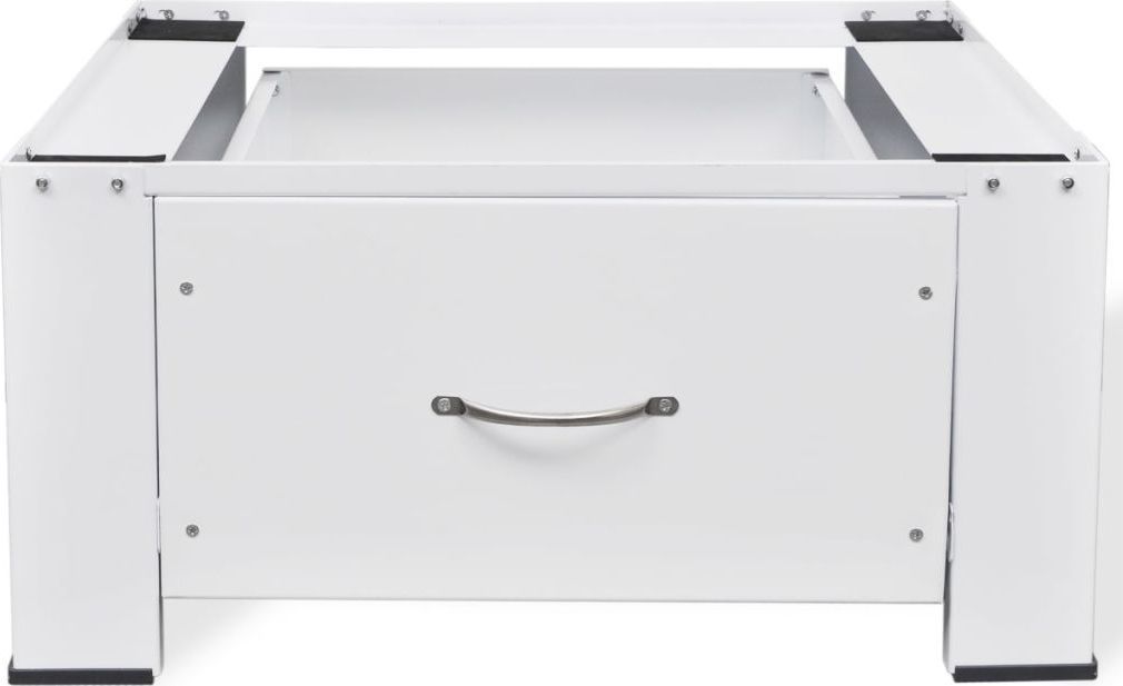 vidaXL VidaXL Podest pod pralkę z szufladą, biały - Morele.net