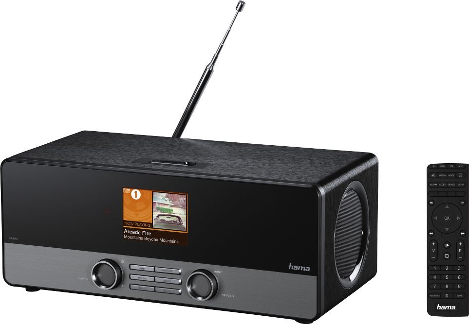 Hama DIR3100 DAB+/FM, INTERNET - czarne (000548190000) - Radio - Morele.net