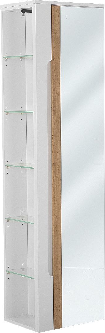 Comad Szafka łazienkowa GALAXY 45 cm biała z lustrem słupek COMAD ...