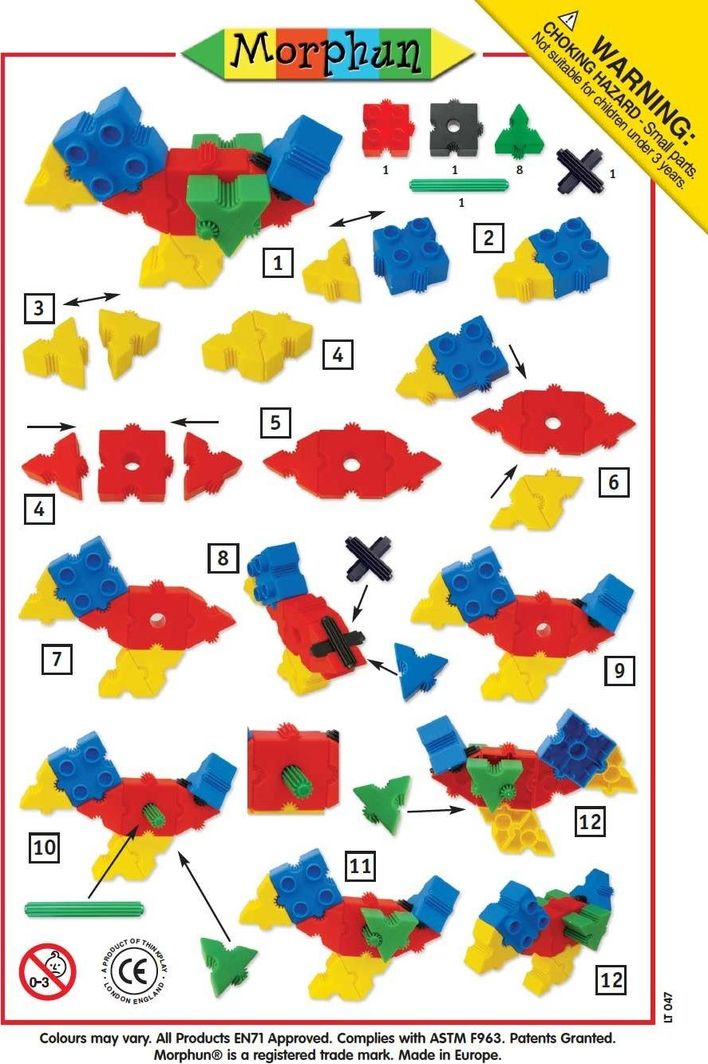 Morphun Zestaw Promocyjny klocków Morphun - Parrot 12 el. - Morele.net