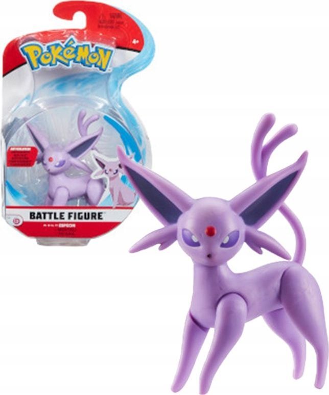 Wicked Cool Toys ORYGINALNA FIGURKA ESPEON POKEMON BATTLE ZABAWKA ...