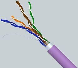 Molex PN kabel FTP PowerCat 5e, LSZH, 4 pary, 305m (39A-504-LS ...