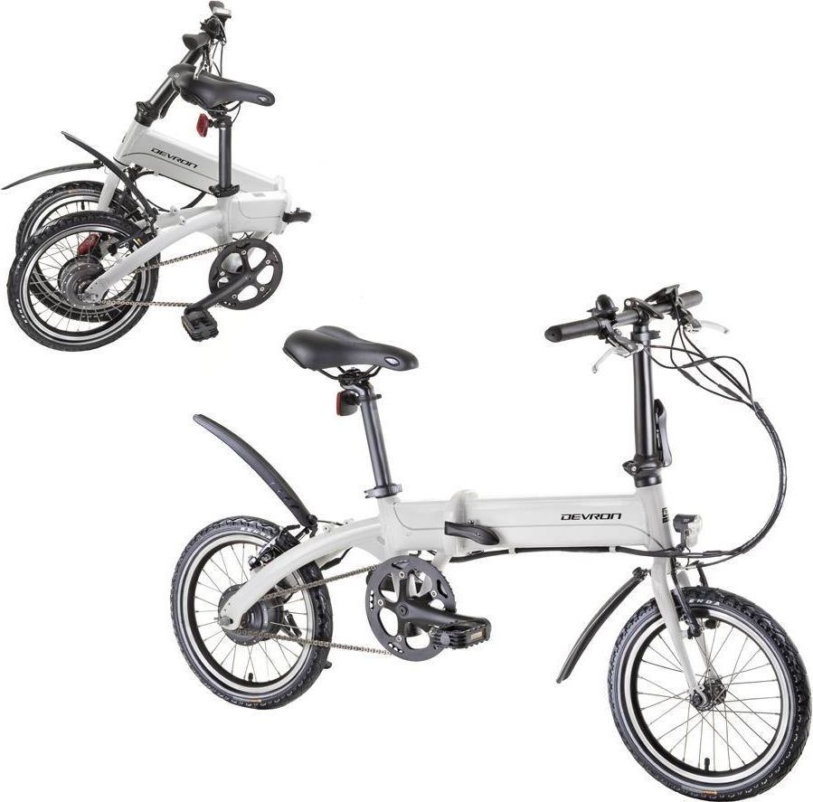 Devron Składany rower elektryczny Devron 16201 16" - model 2020 - Rower elektryczny - Morele.net