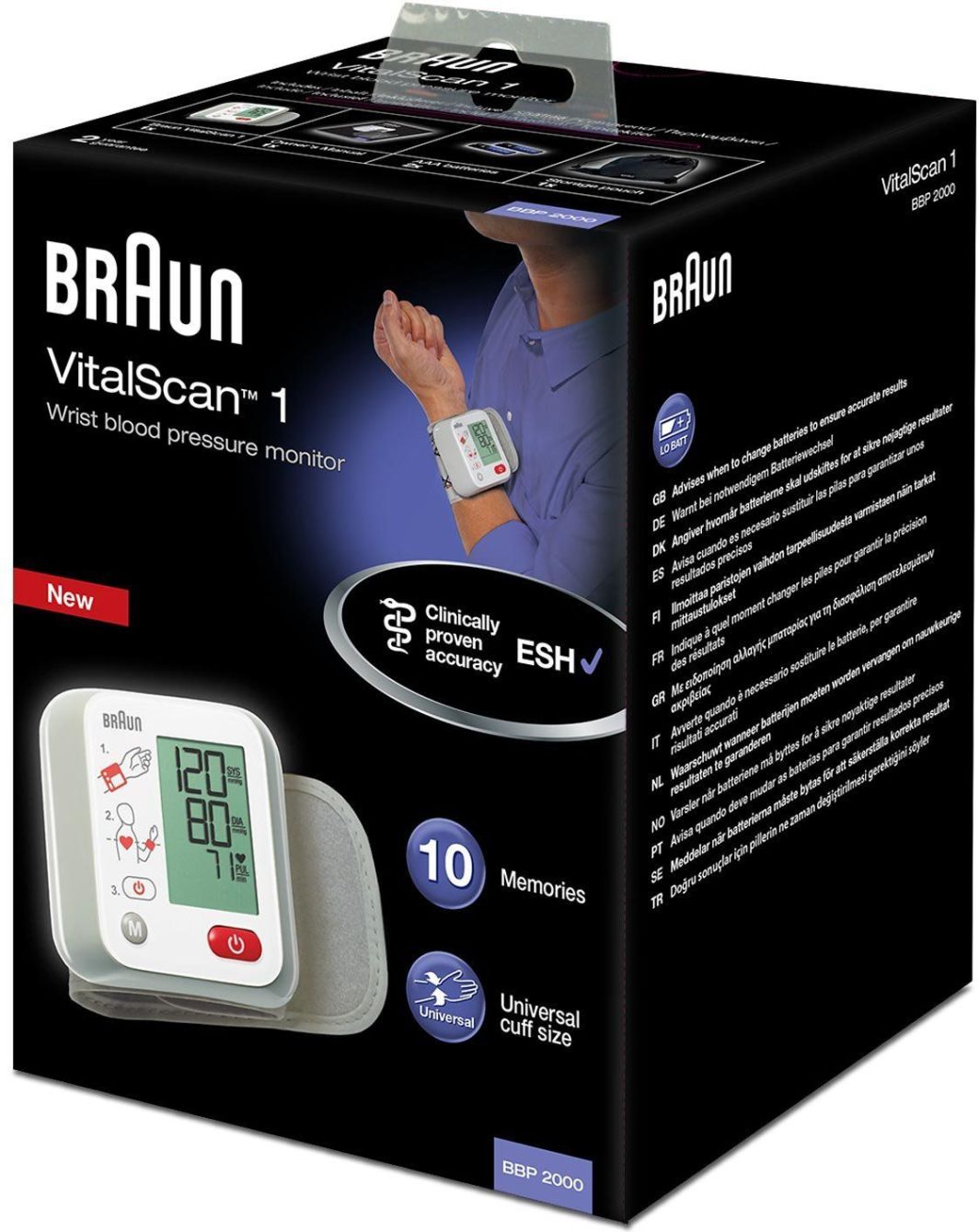 Braun VitalScan 1 BBP2000 - Ciśnieniomierz - Morele.net