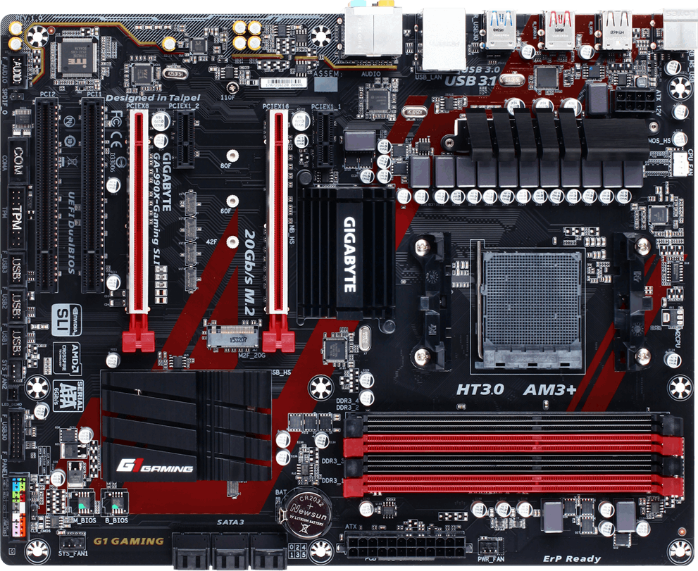 Gigabyte GA-990X-Gaming SLI, 990X, SB950, DualDDR3-1866, SATA3, M.2 ...