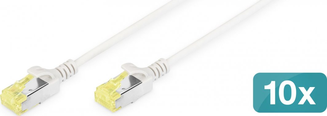 Digitus CAT 6A U/FTP SLIM PATCH CORD 10 CAT 6A U/FTP SLIM PATCH CORD 10 (DK-1624-A-020S-10 ...