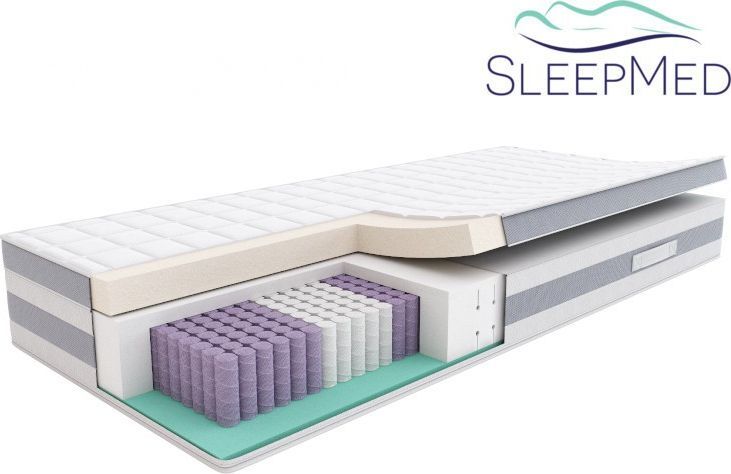 SleepMed SLEEPMED HYBRID SUPREME PLUS - materac multipocket, sprężynowy ...