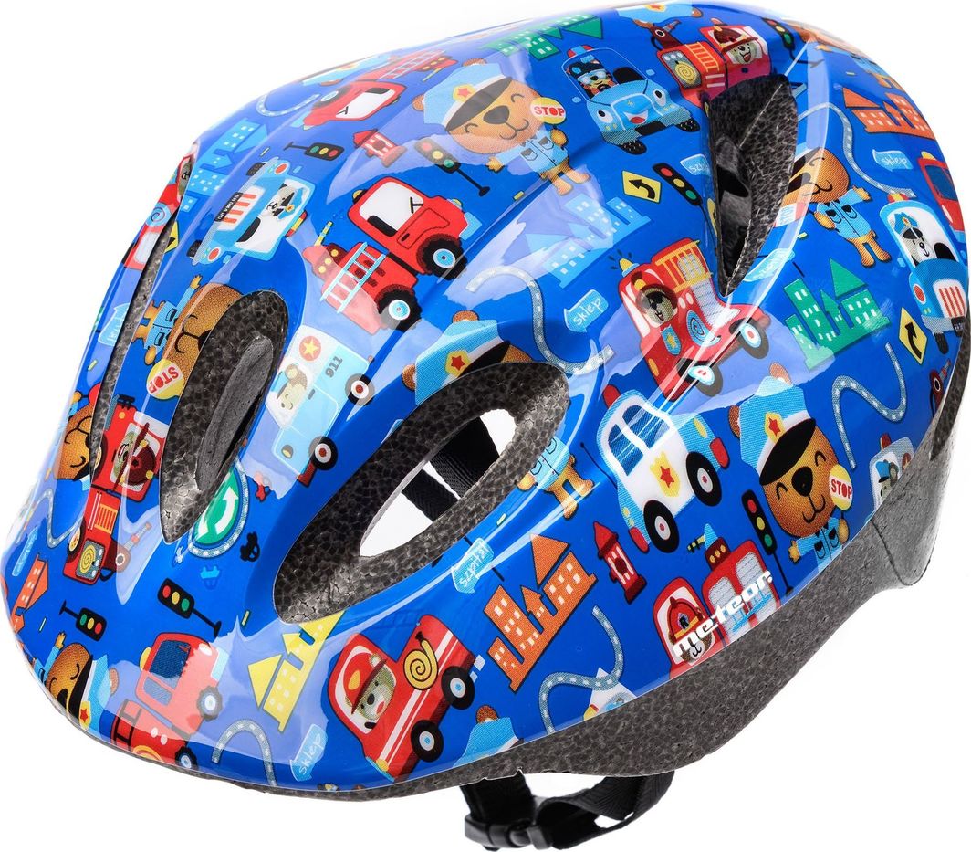 Meteor KASK ROWEROWY DZIECIĘCY KS05 safe city M# (52-56) - Morele.net
