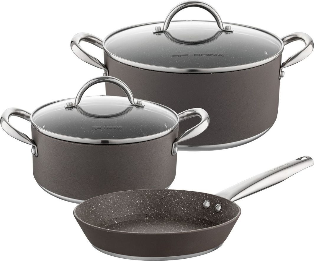 Florina Zestaw garnków i patelni Florina Aqura 5 elementów - Morele.net