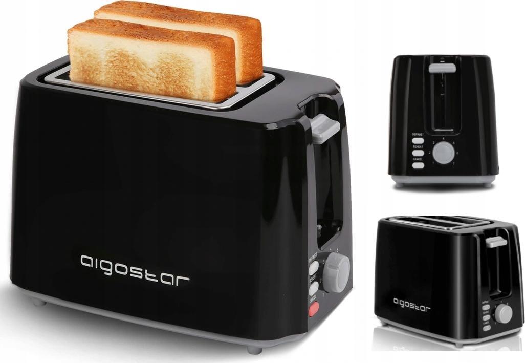 Aigostar 750W Black VDE - Toster - Morele.net