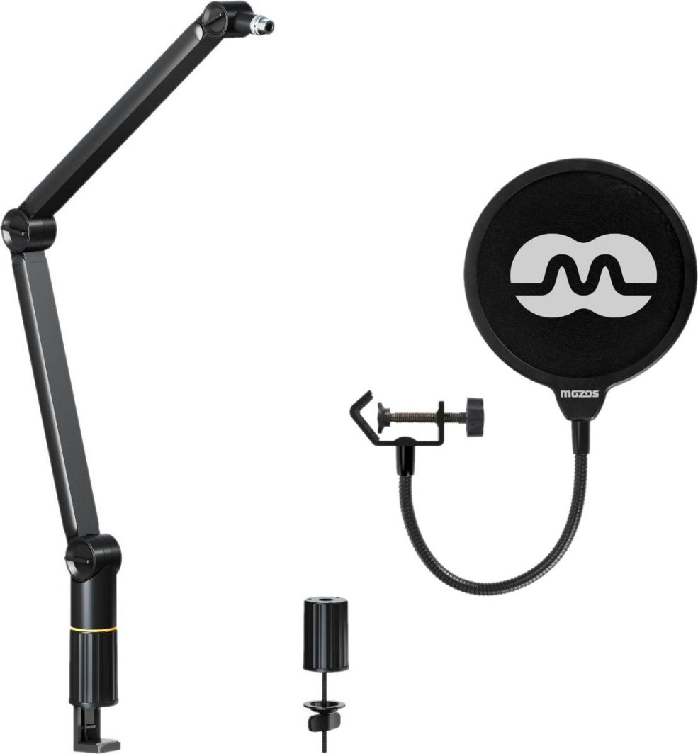 Mozos Mozos Statyw biurkowy (SB38-BK) + Pop filtr mikrofonowy PS-1 ...