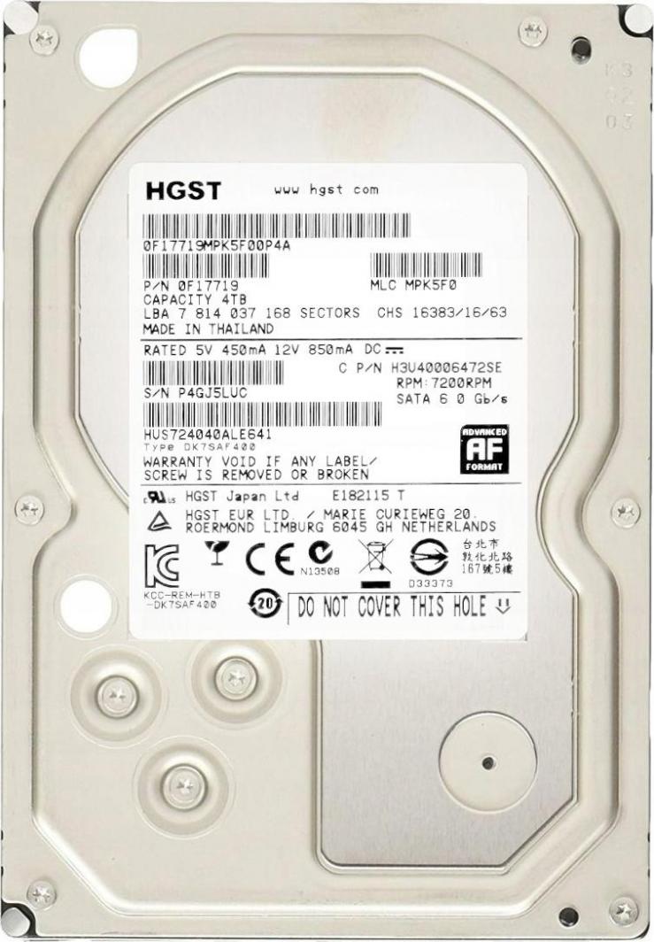 HGST HGST HITACHI 4TB 3,5 HDD SATAIII 7200rpm - Morele.net