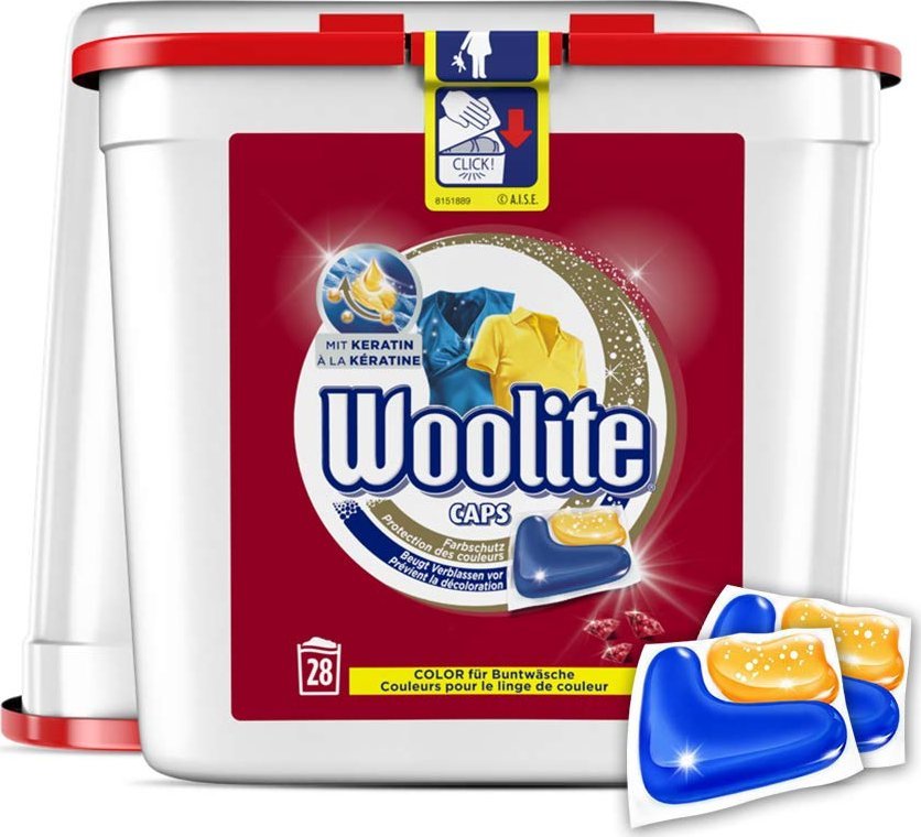 Woolite (DE) Woolite Caps Color, pielęgnacyjne kapsułki z płynem do ...
