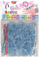 WK Gumki Loom Bands błękitne przezroczyste - Morele.net