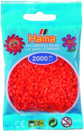Hama Beads Hama mini beads 2000 pcs. orange - Morele.net