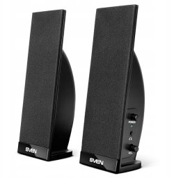 Sven SVEN 230 BLACK głośniki 2.0 - Głośniki komputerowe - Morele.net
