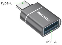 Evelatus OTG USB-C do USB-A 3.0 (5 Gb/s) - Adapter USB - Morele.net