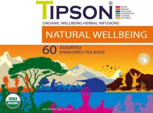 Tipson Tipson NATURAL WELLBEING zestaw herbat Bio - 60szt - Morele.net