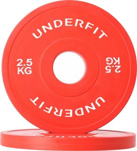 UnderFit Obciążenie olimpijskie bumper Color Mini 2 x 2,5 kg - Morele.net