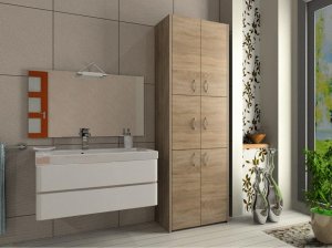 Meldo Słupek łazienkowy Adaś 6D Sonoma 56 cm - Morele.net