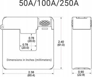 SolarEdge Przekładnik prądowy Split-Core Current Transformer 100A ...