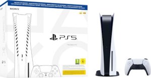 Sony Konsola Sony Playstation 5 PS5 Refurbished z napędem i jednym ...