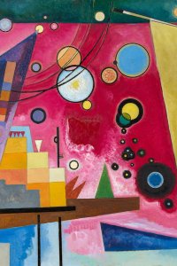 DCN Gallery Plakat 40x60cm Heavy Red, Wassily Kandinsky Vintage do ...