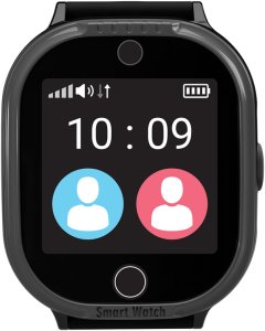 Apple MyKi Watch 4 Lite Black z paskiem Rubber Band Black Grade AB BOX ...