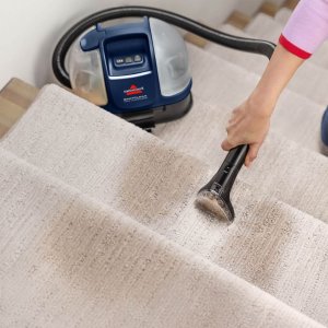 Bissell Carpet and Upholstery Cleaner SpotClean Mini Cordless operating ...