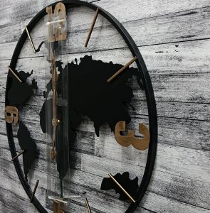 MPM Zegar ścienny E04.5458.9080 kontynenty 60 cm - Morele.net