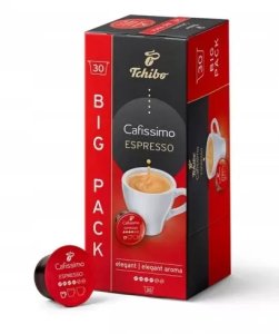 Tchibo kawa Cafissimo Caffe Crema Fine 30Kaps/Espresso Elegant Aroma ...