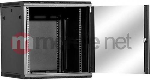 Linkbasic wisząca rack 12U 600mm czarna (do samodzielnego montażu ...